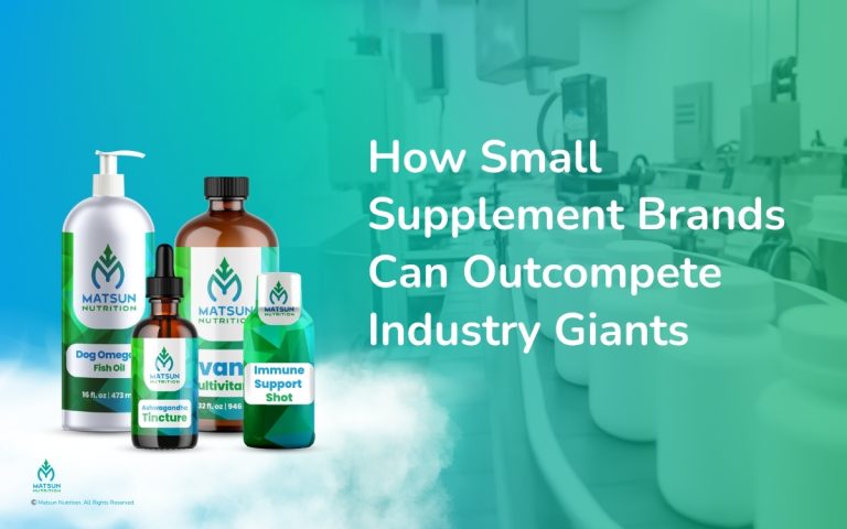 Small Supplement Brands: Strategies to Outcompete Giants